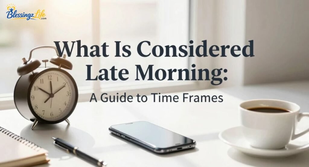 What Is Considered Late Morning: A Guide to Time Frames